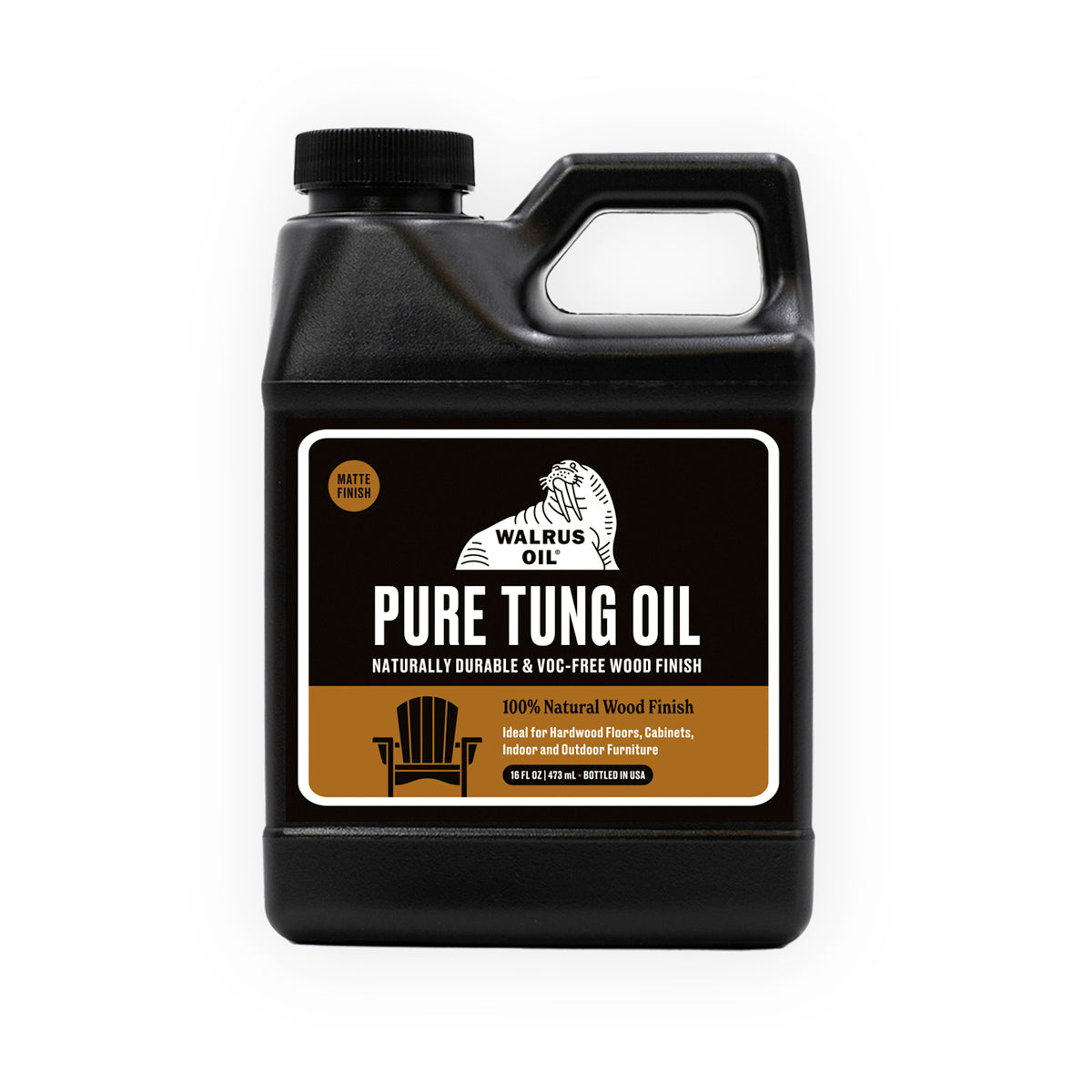 Pure Tung Oil - All Natural, No Additives, VOC-Free– Walrus Oil